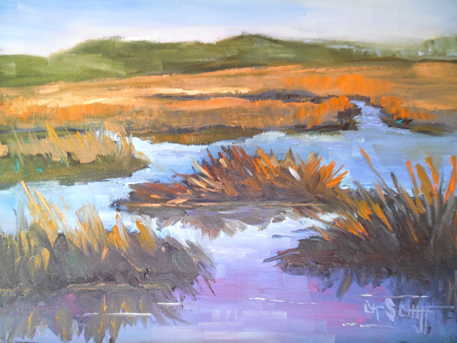 Contemporary Artists of Florida: Marsh Painting, Daily Painting, Small ...