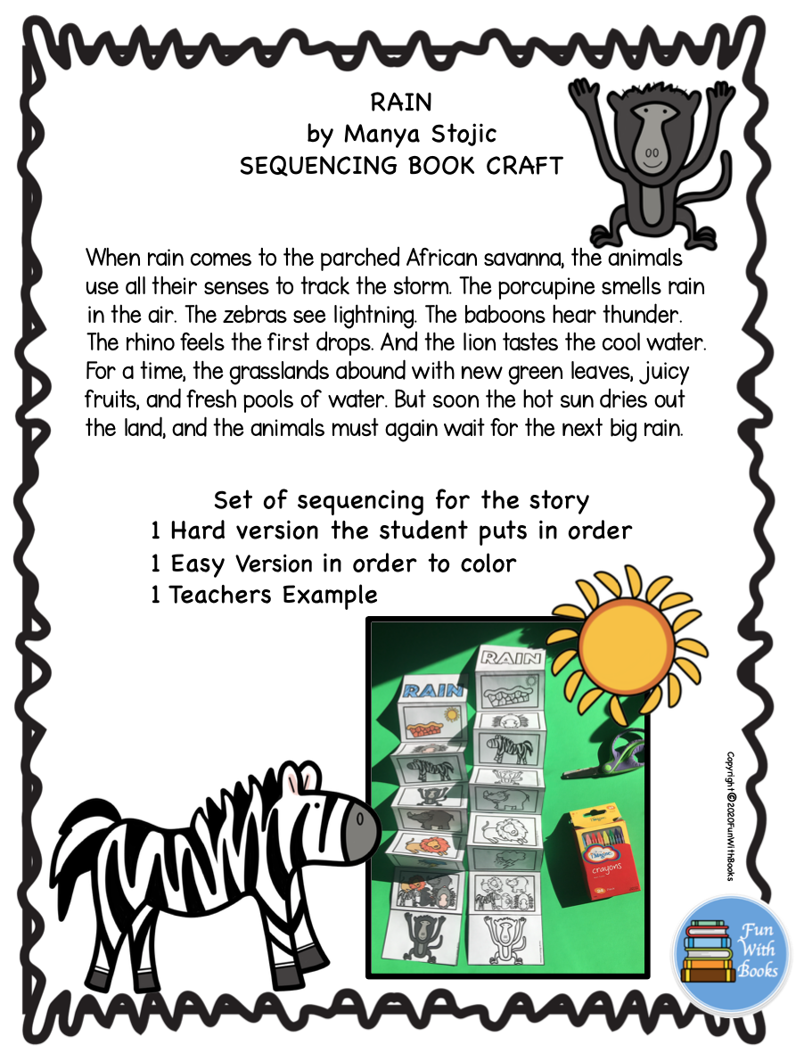 RAIN SEQUENCING ~ Book Units by Lynn