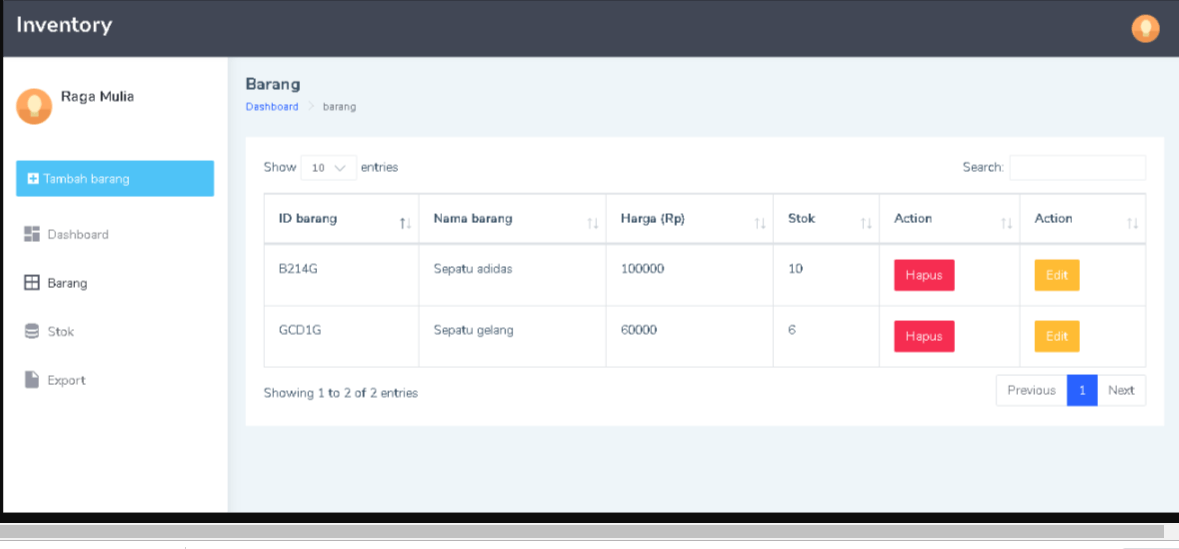 Aplikasi inventory dengan codeigniter barcode - viralplm