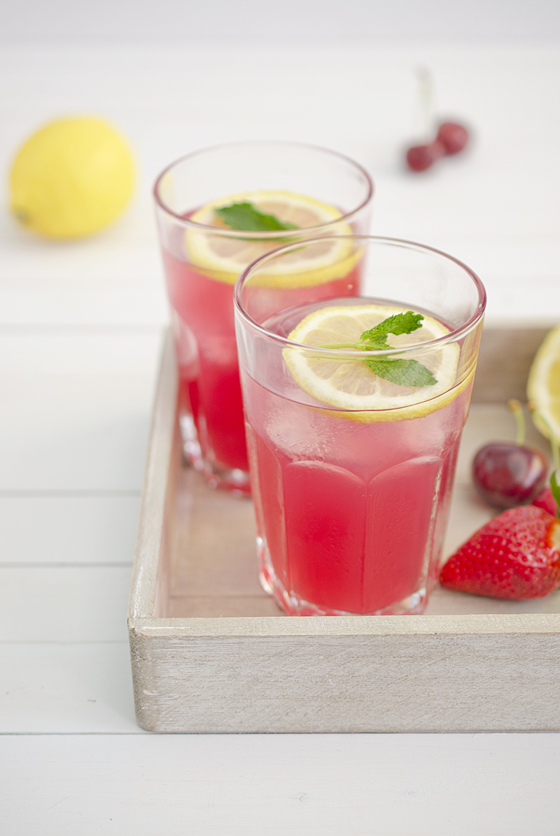 ¡Qué cosa tan dulce!: Limonada de arándanos o pink lemonade