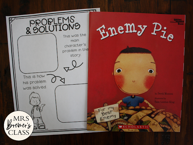 Enemy Pie Book Activities | Mrs. Bremer's Class