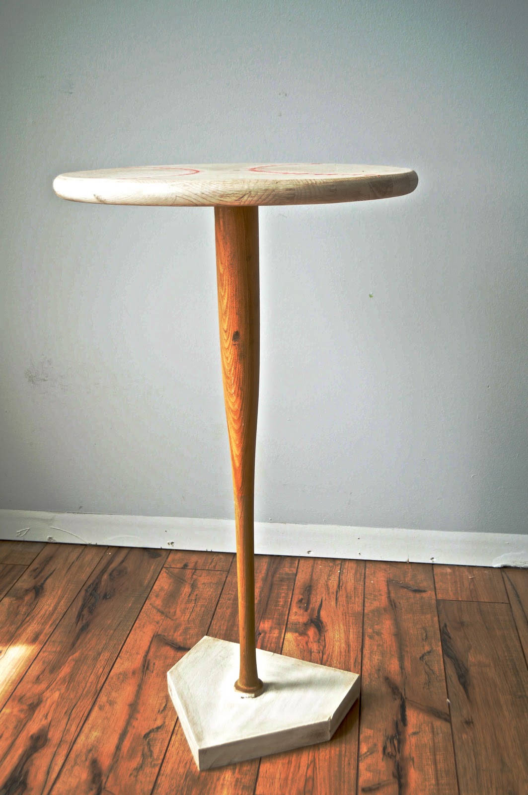 Always Chasing Life: Baseball Side Table