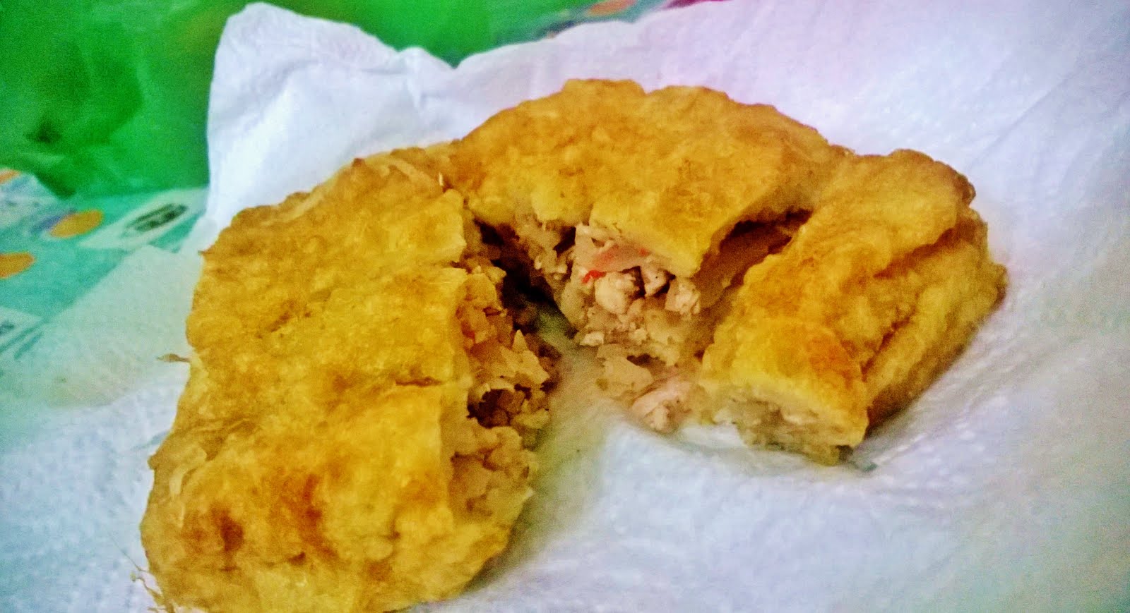 KCCHIAK: Roti Babi (Minced Pork Bread) at Pulau Tikus Market