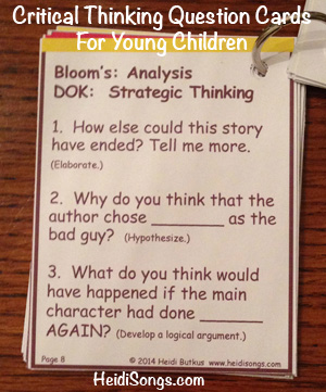 How to Teach Critical Thinking Skills to Young Children (Freebie!)