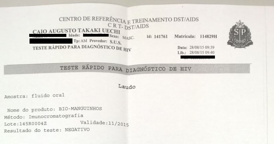 Dicas e tutoriais: SUS nota 10 - Exames gratuitos DST para saber se tem ...