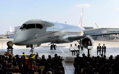 Japan's first commercial jet makes maiden flight