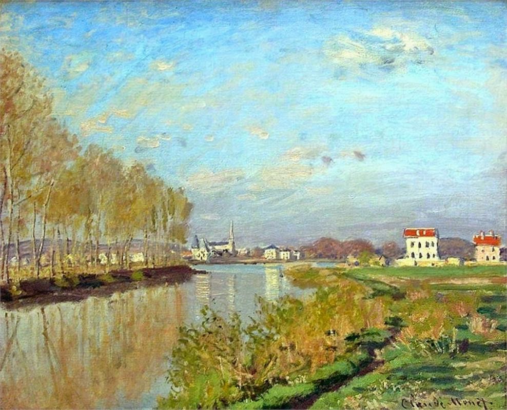 Le Muse : CLAUDE MONET: "La Senna ad Argenteuil", 1872