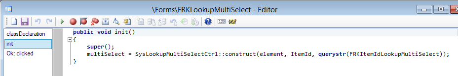 Axapta 2012 Lookup Multi Select Axapta 2012