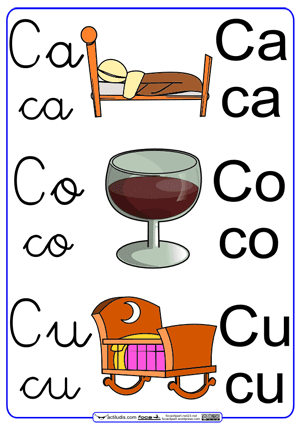 SEGUNDO BÁSICO A-B: Consonante CA- CO -CU
