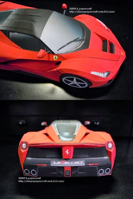 LaFerrari F70 Papercraft | Papercraft Paradise | PaperCrafts | Paper ...