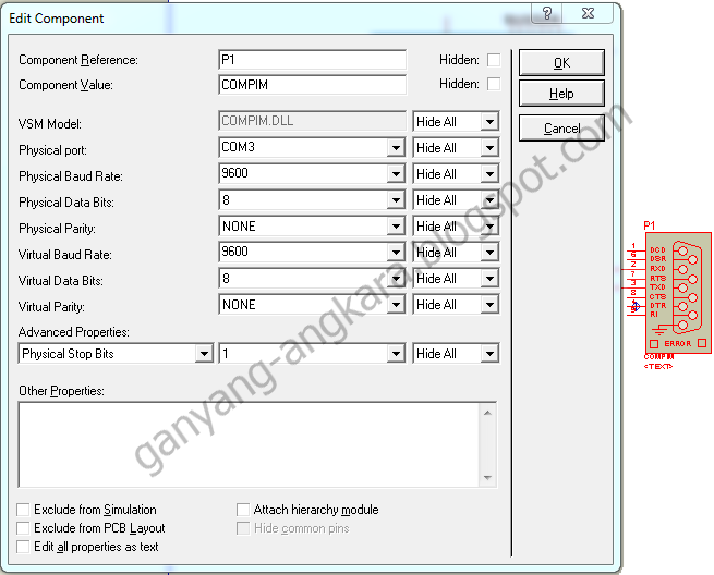 Simulasi Bluetooth (USB/PC) Di Proteus