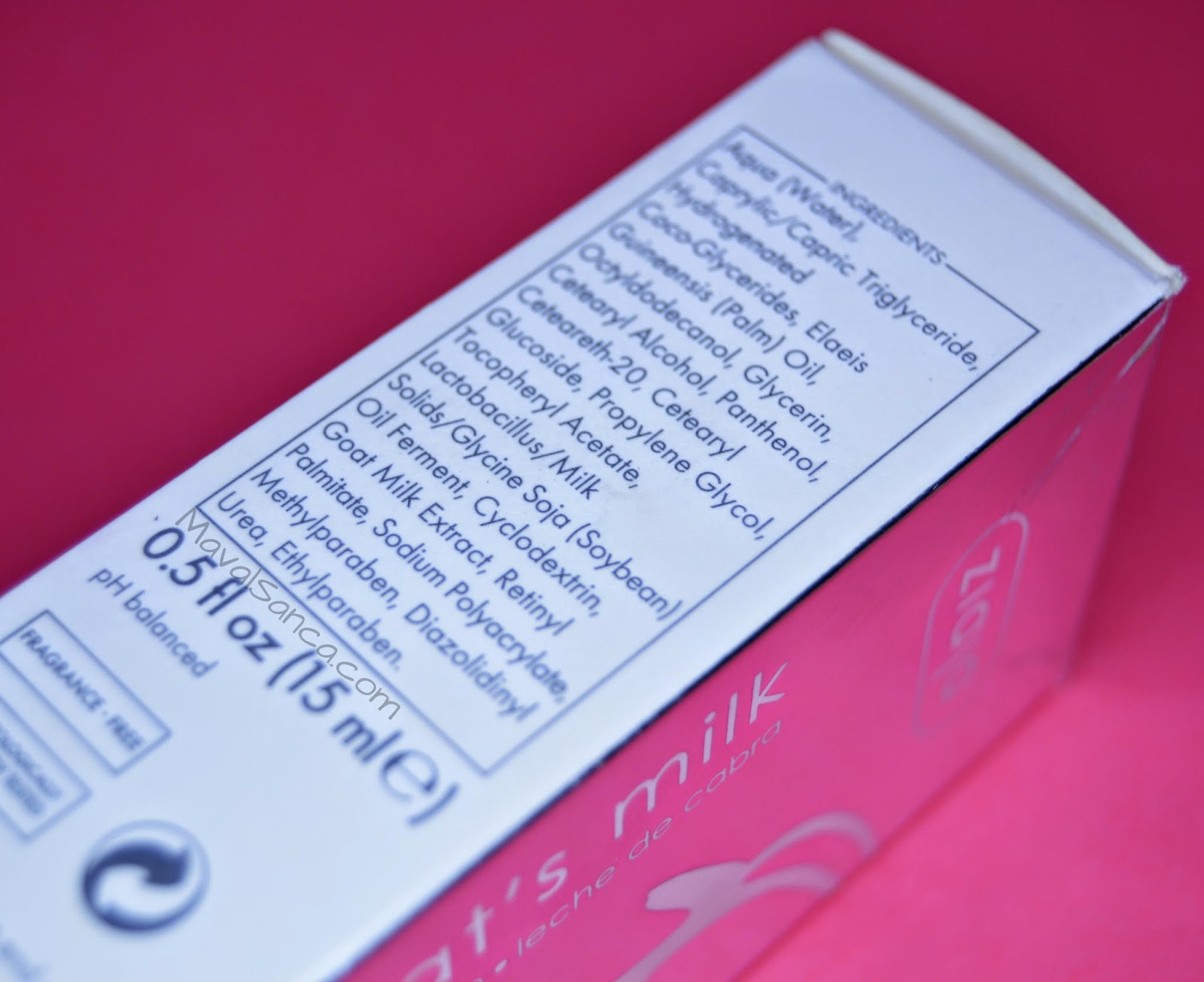 Goat's Milk Eye Cream ZIAJA - Paperblog