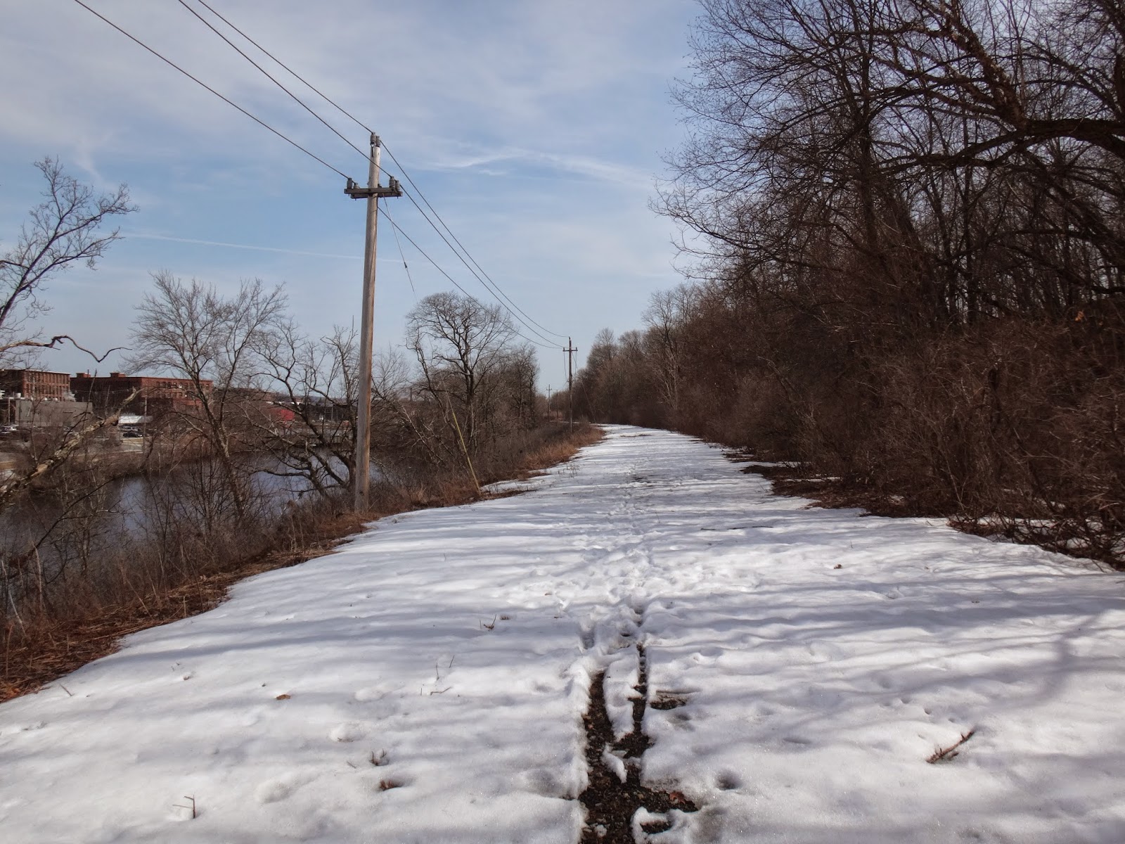 double d mountain runner: Methuen Rail Trail