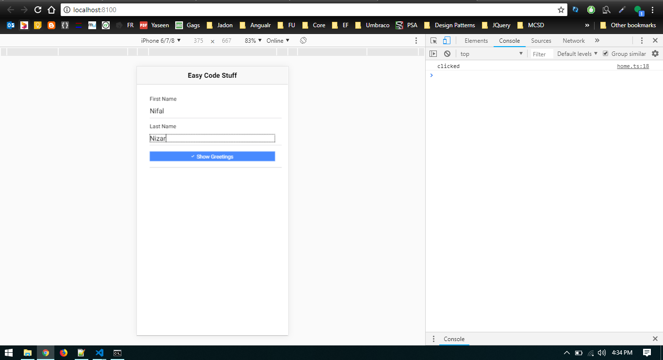 Easy Code Stuff: Ionic 4 Working With Modal Popup