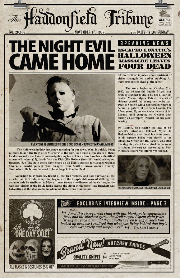 The Horrors of Halloween: FRIDAY, HALLOWEEN, NIGHTMARE, PSYCHO, EVIL ...