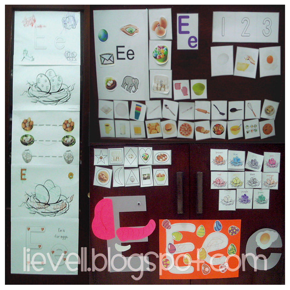 Pre-Nursery : Ee - Eggs - Lievell