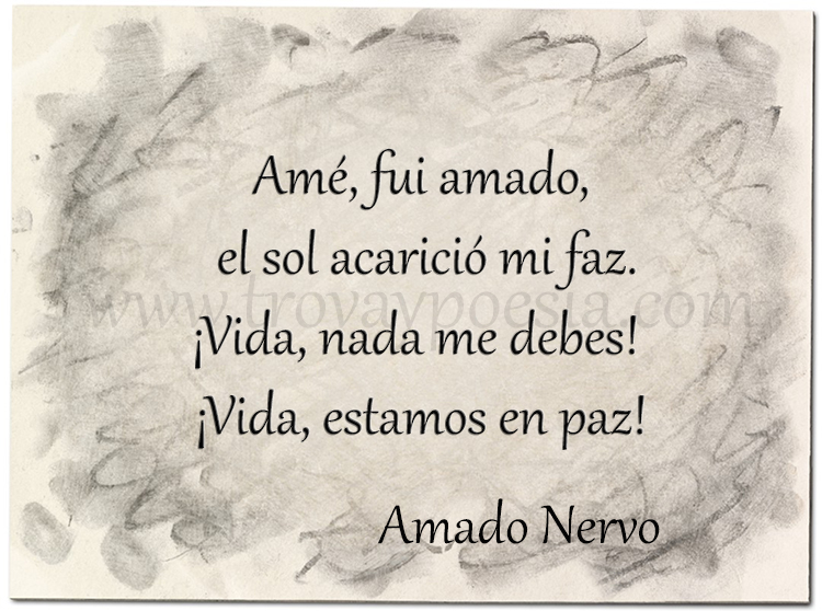En paz - Amado Nervo