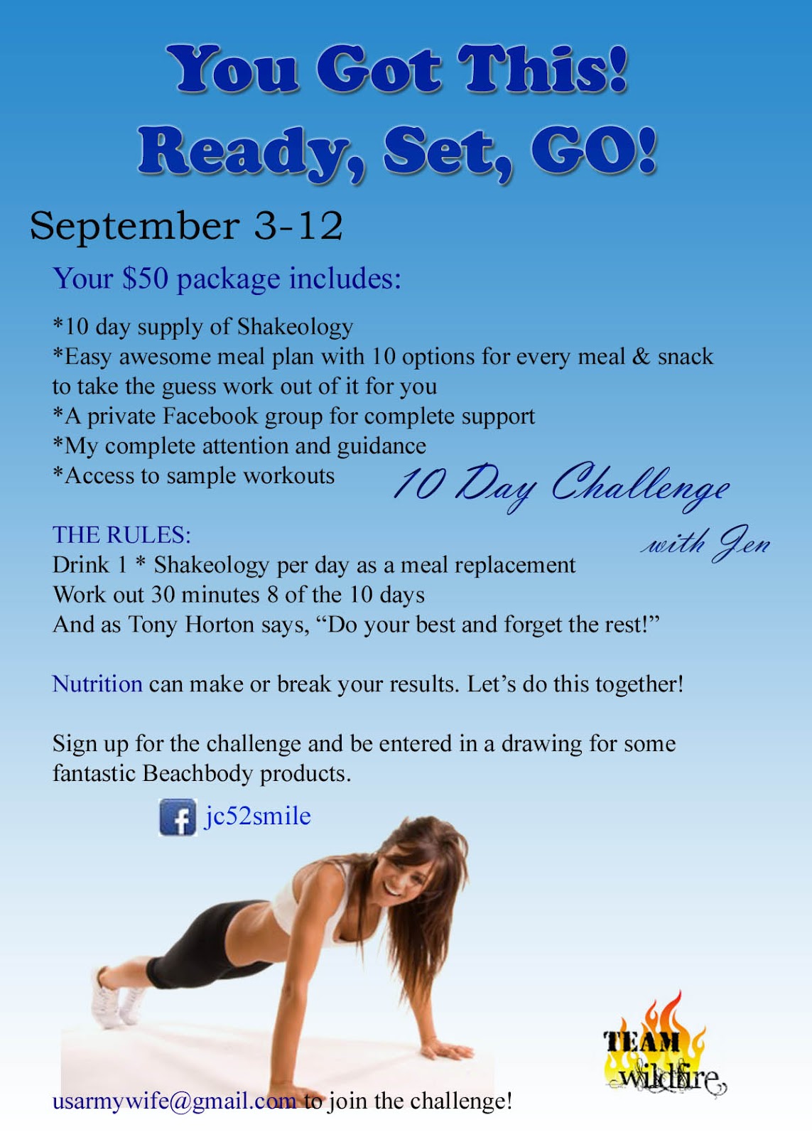 September Fitness Challenge