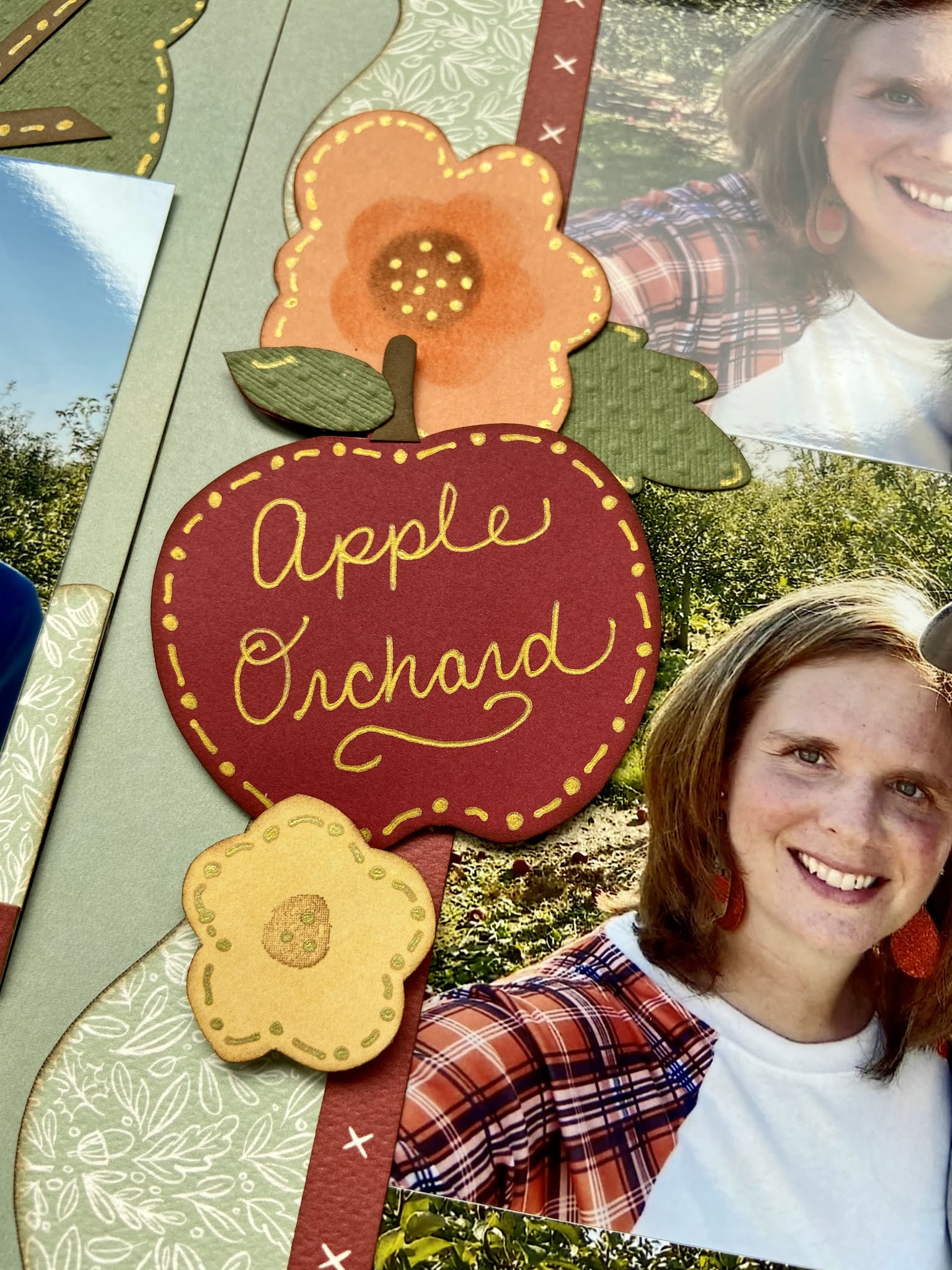 Apple Picking Scrapbook Layouts