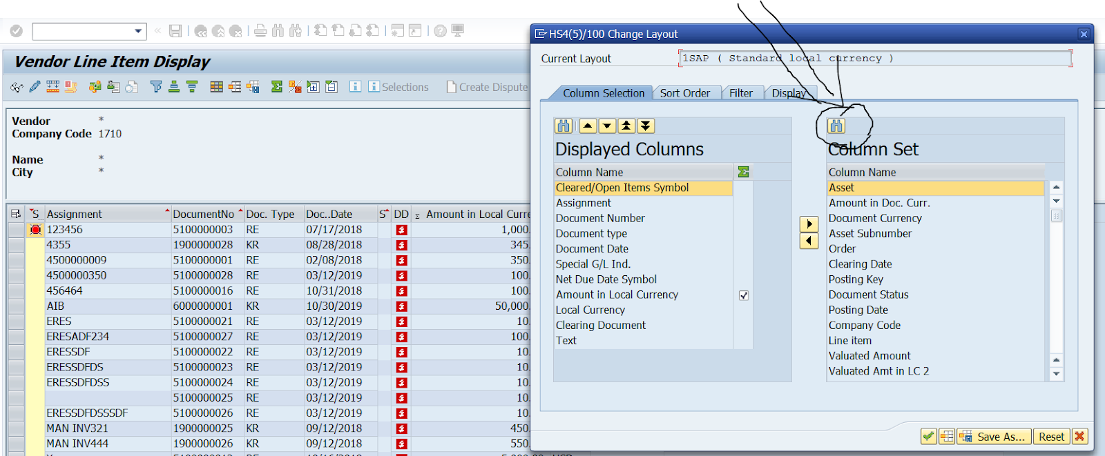 SAP ABAP Central: How to Add Payment Amount Field in FBL1N Transaction ...
