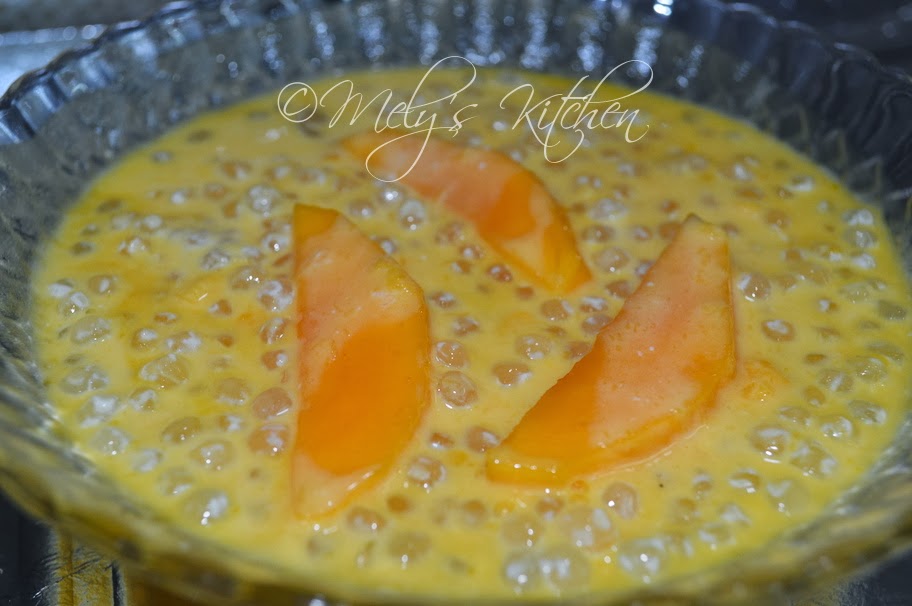 Mely's kitchen: Tapioca Mango Delight