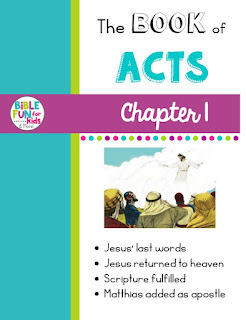 Acts by the Chapter Introduction and Links | Bible Fun For Kids