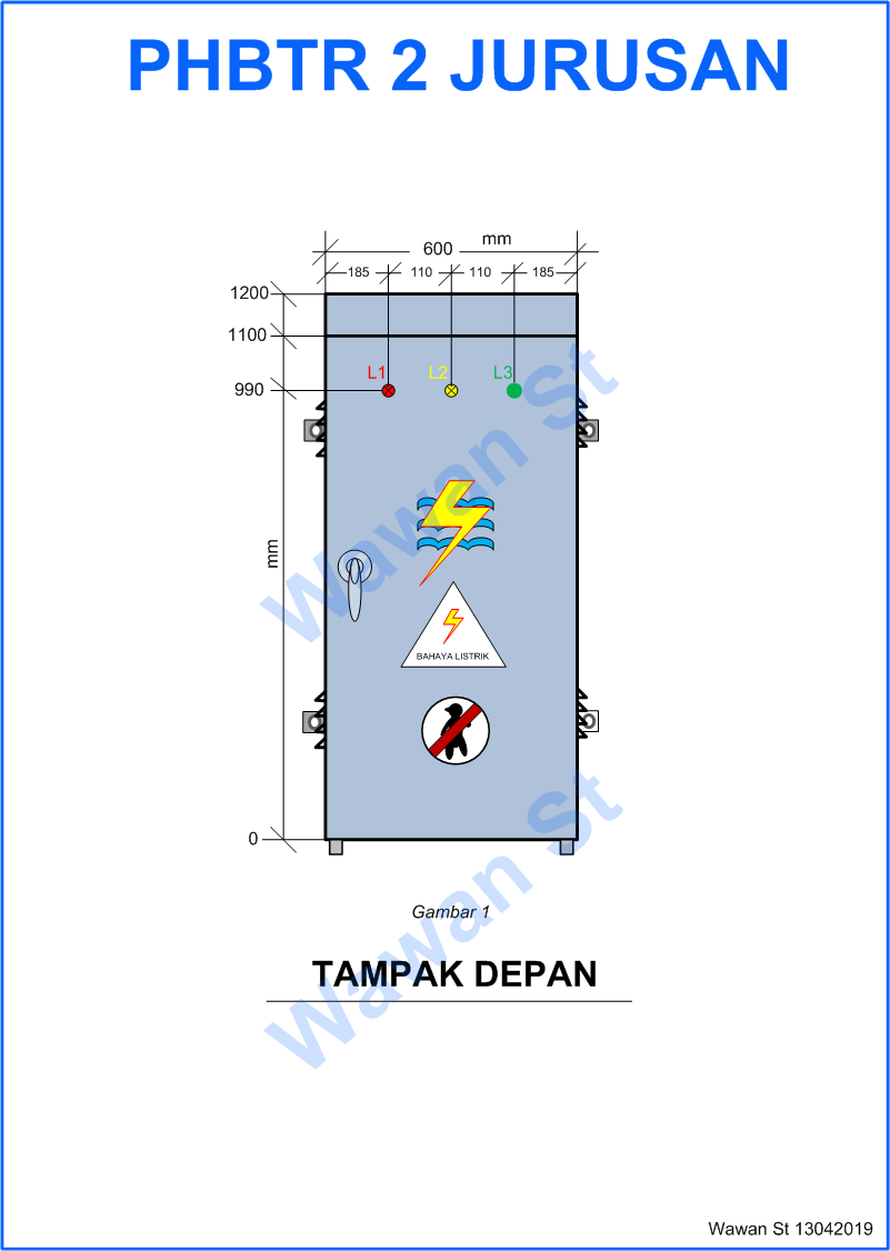 CHANNEL 9: GAMBAR TEKNIK PHBTR DUA JURUSAN
