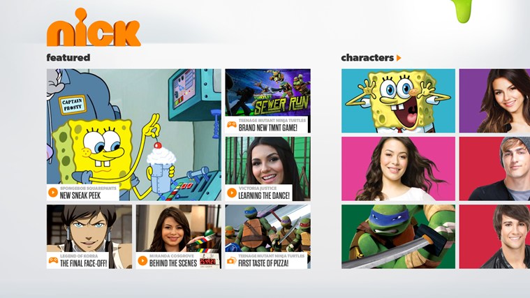 NickALive!: Nickelodeon USA Unveils Brand New Windows 8 App Called The ...