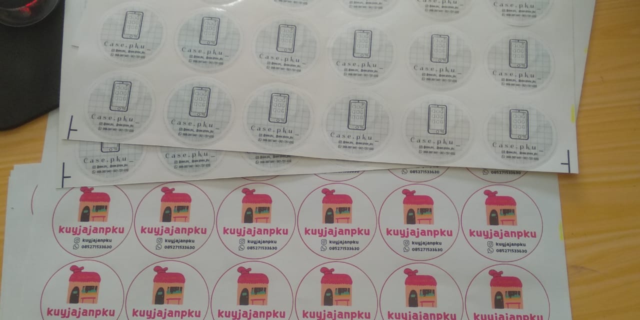 Cetak Stiker Cutting Untuk Usaha ~ Print Corner