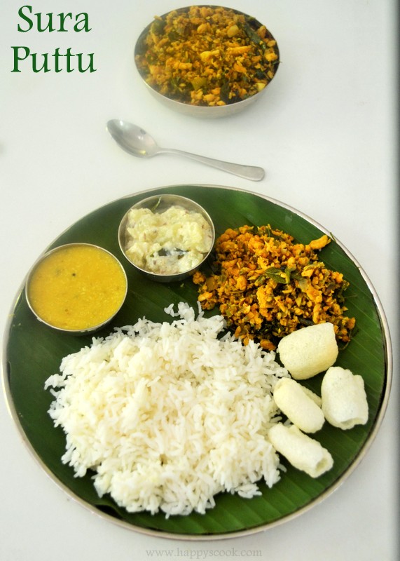 Sura Puttu Recipe | Shark Fish Scramble | Shredded Shark Fish Stir Fry ...