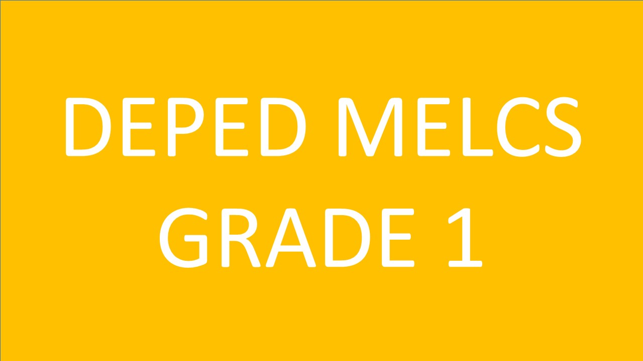 Most Essential Learning Competencies for Grade 1 - Gurong Hero