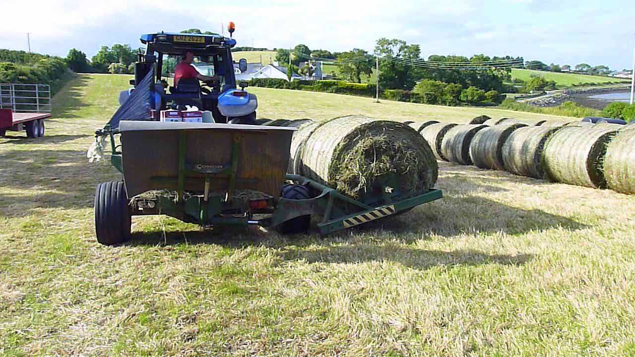 Birding For Pleasure: Wrapping Silage Bales