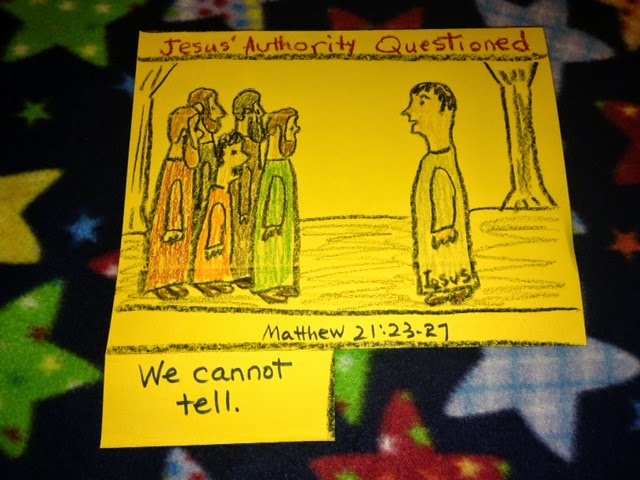 Children's Bible Lessons: Lesson - Jesus' Authority Questioned