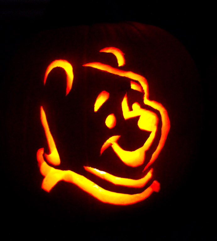 Tales of the Flowers: Winnie the Pooh pumpkins