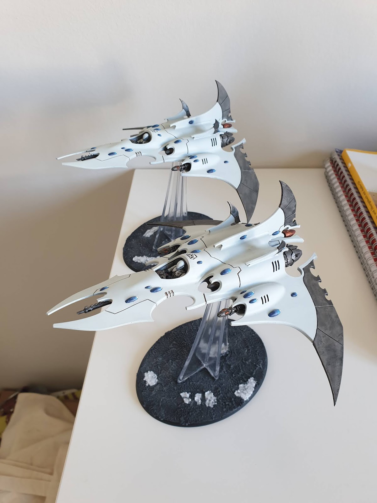 Ave Dominus Nox!: Drukhari : Razorwing Jetfighter squadron on the move
