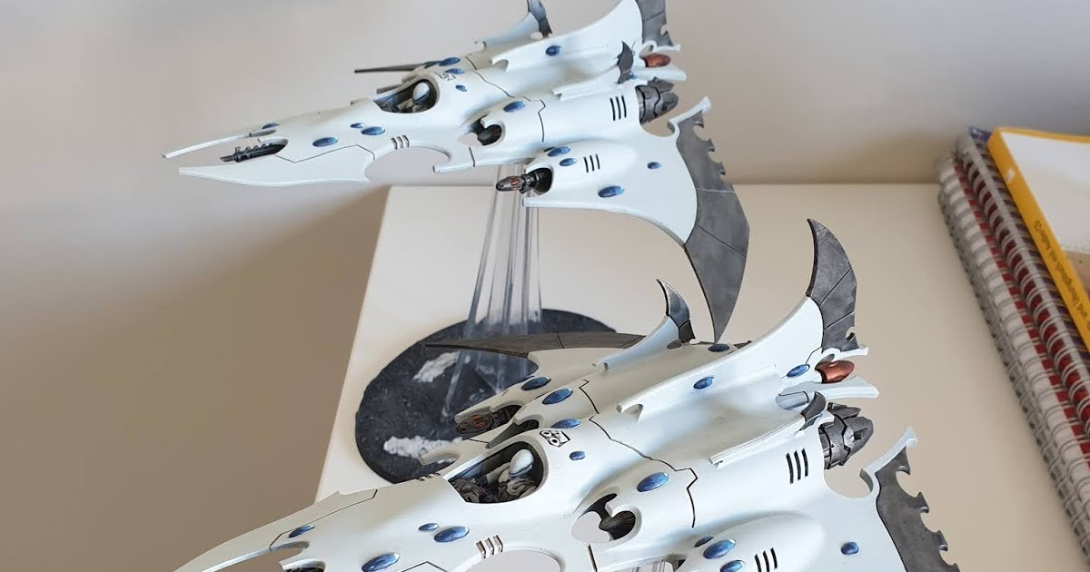 Ave Dominus Nox!: Drukhari : Razorwing Jetfighter squadron on the move