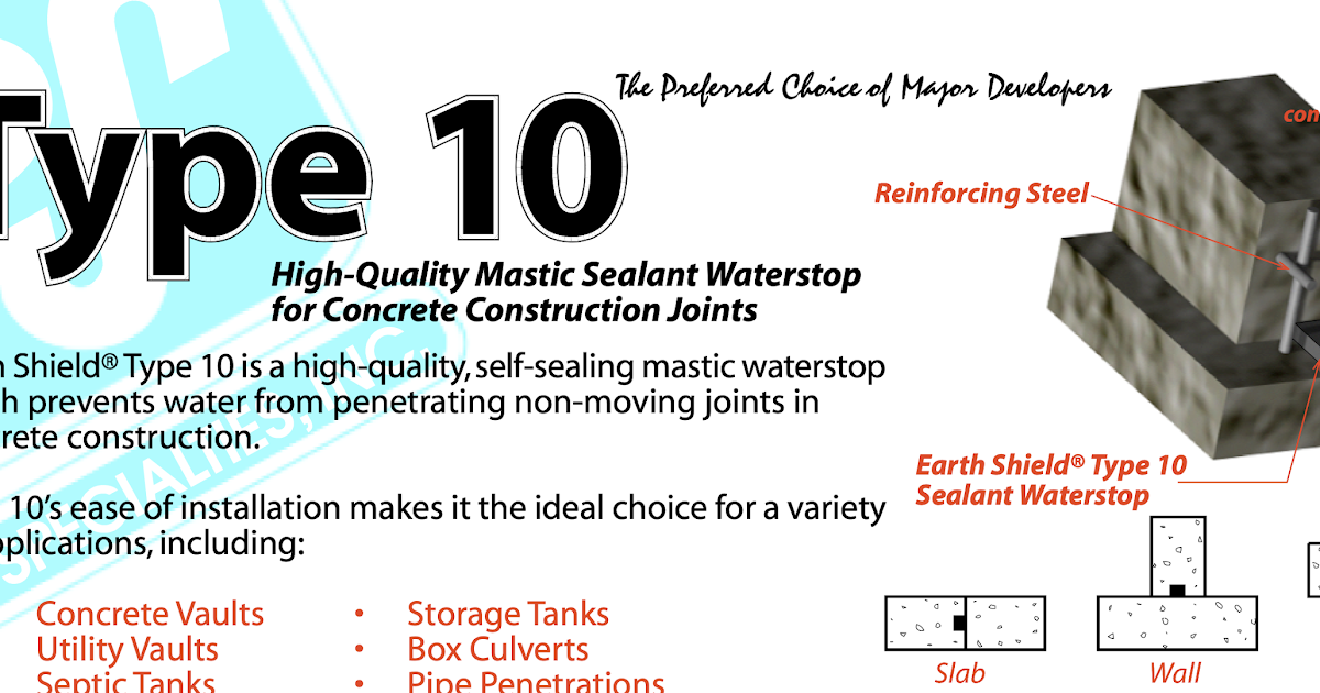 Waterstop King: Preformed Plastic Adhesive Waterstop (PPAWs) and ...