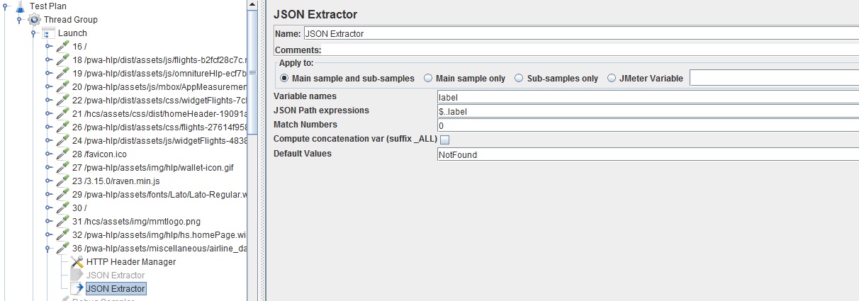 Performance Testing Only Using Json Extractor In Jmeter How To Deal With Dynamic Values In
