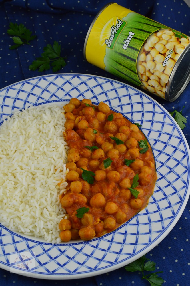Curry de naut cu lapte de cocos - CAIETUL CU RETETE