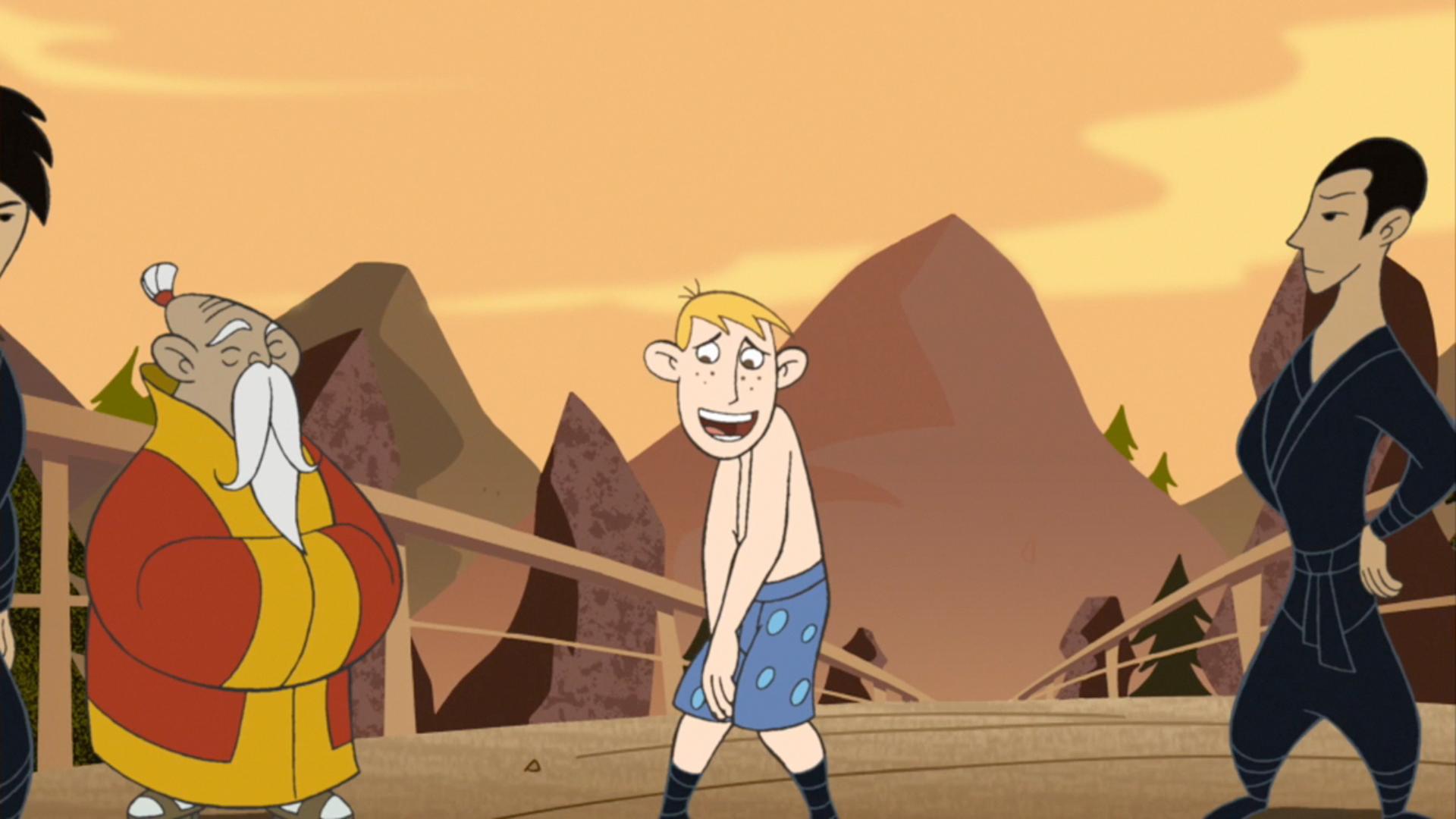 Shirtless Drawn Cartoon Boys & Men: Ron Stoppable in Boxers 3