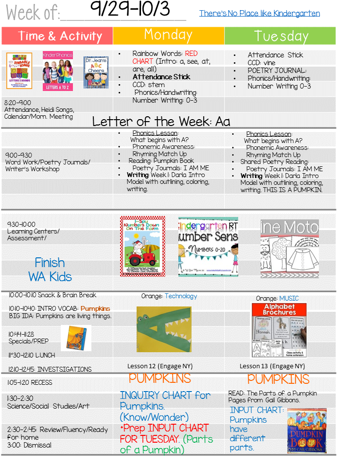 There's No Place Like Kindergarten: September 2014