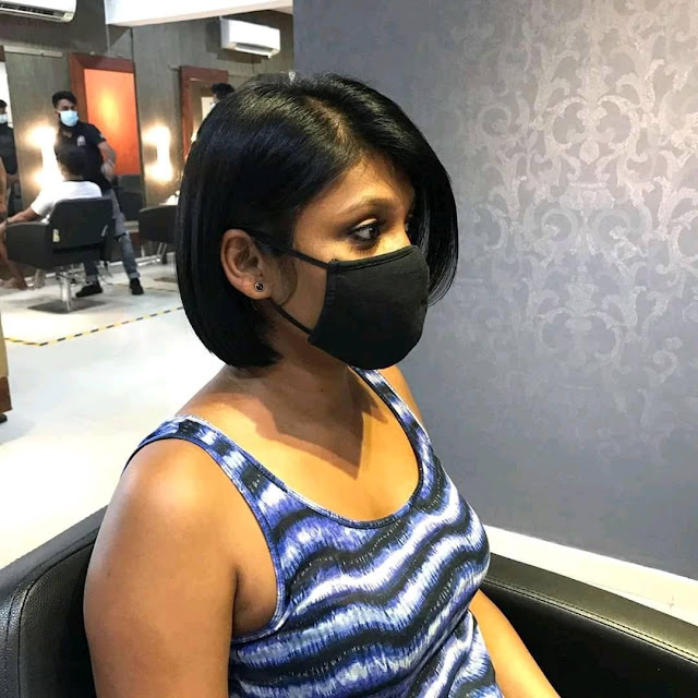 Two girls boy cut hair style at salon - Village Barber Stories