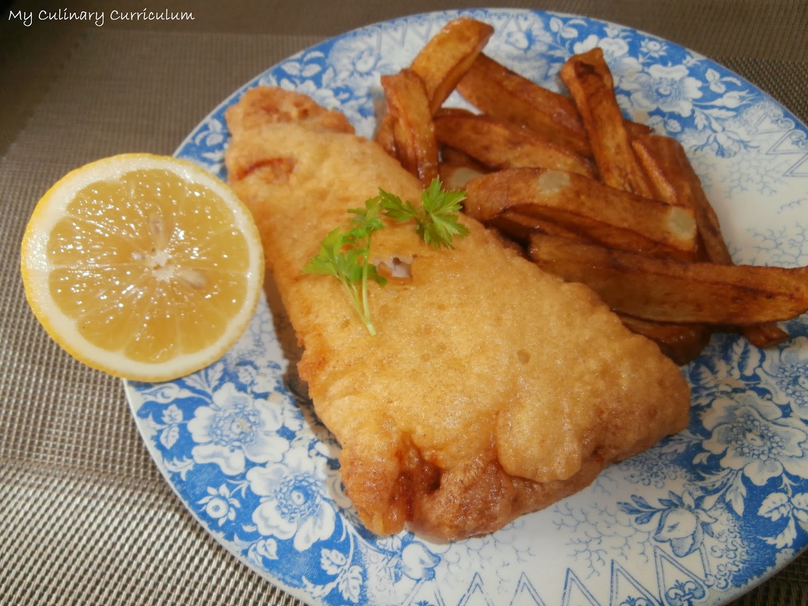 My Culinary Curriculum: Fish and chips (poisson pané frit et frites)