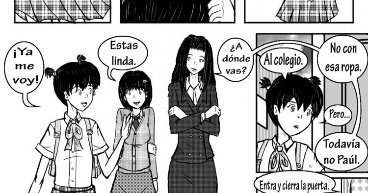 La Nueva Chica Del Barrio - Web Cómic: Un día de Escuela pag 01