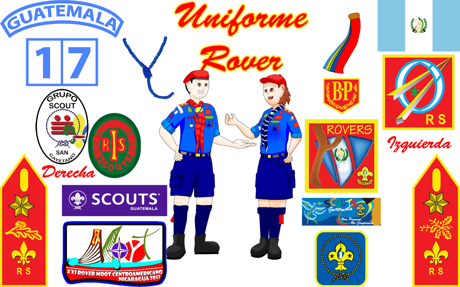La vida de un Scout más del 17: UNIFORME ROVER GUATEMALA