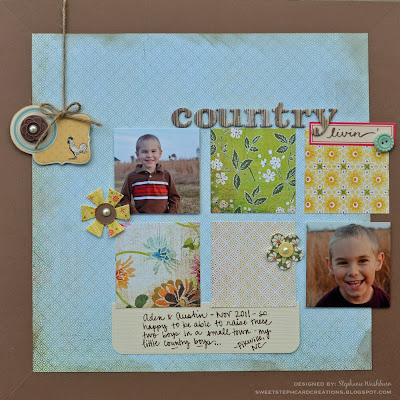 sweetsteph card creations: MSS Market Fresh KITS Scrapbook Layout Sneak ...