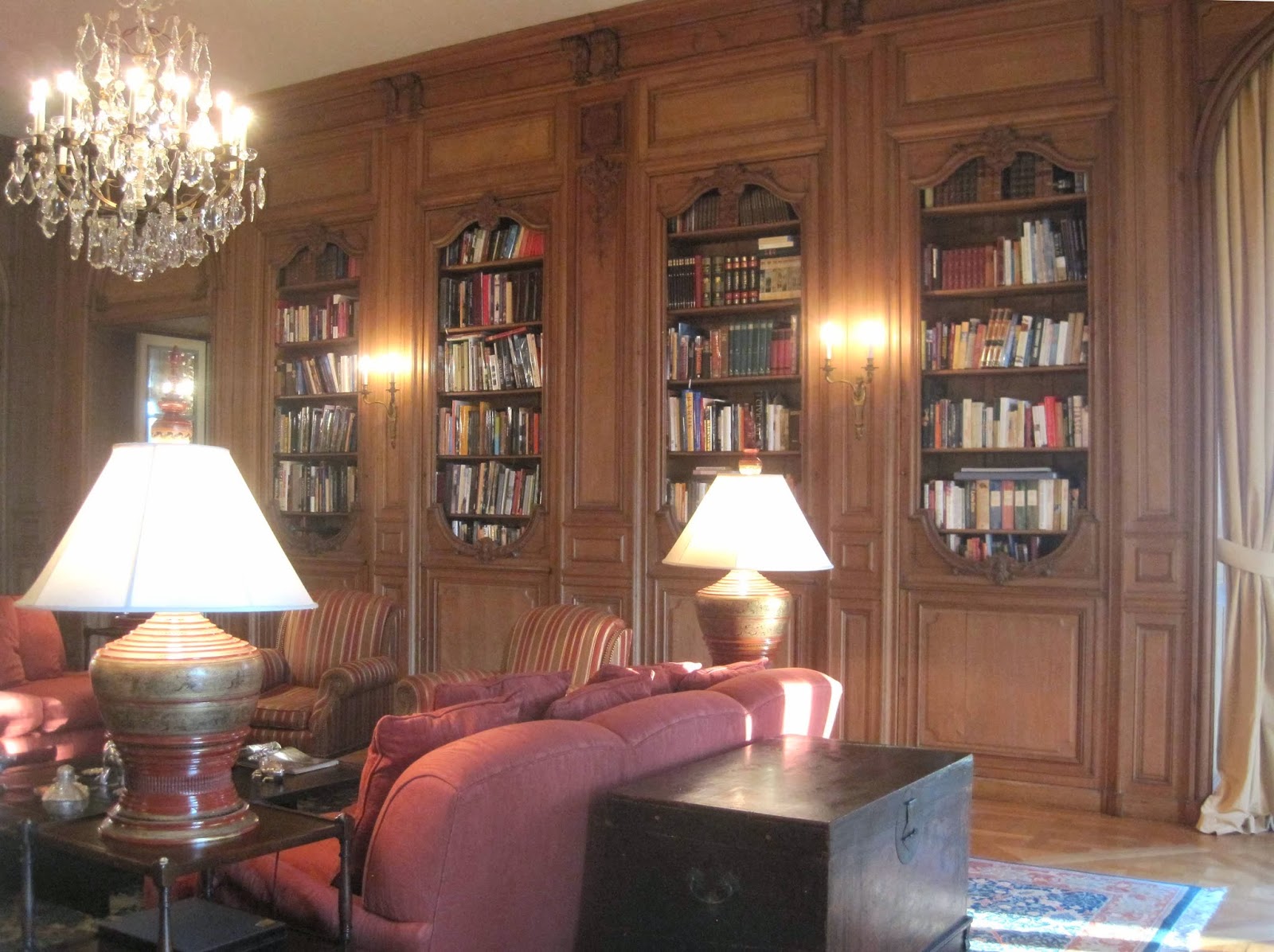 architect design™: Belgian ambassador's residence interiors 3: Library ...