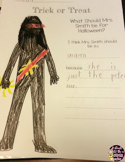 What Should My Teacher Be For Halloween? Free Editable Art & Writing