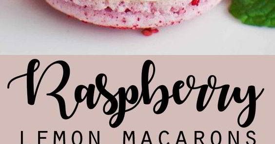 Raspberry Macarons With Lemon Buttercream - My Zuperrr Kitchen