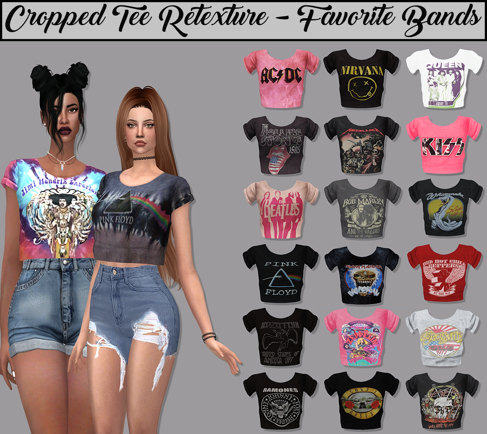 Band T Shirts Sims 4 Cc at Margaret Carlin blog